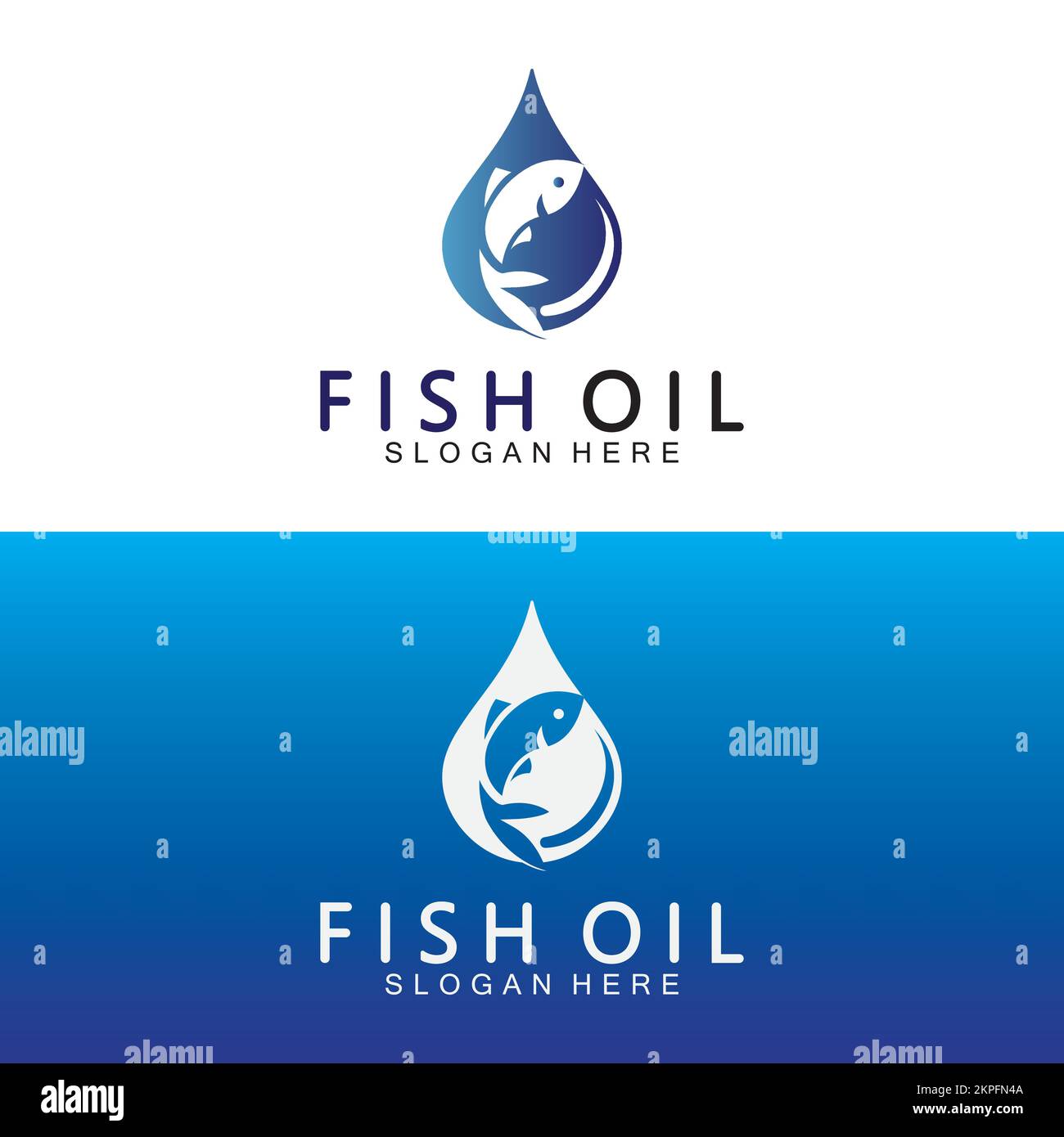Fish oil logo vector illustration template Stock Vector Image & Art - Alamy