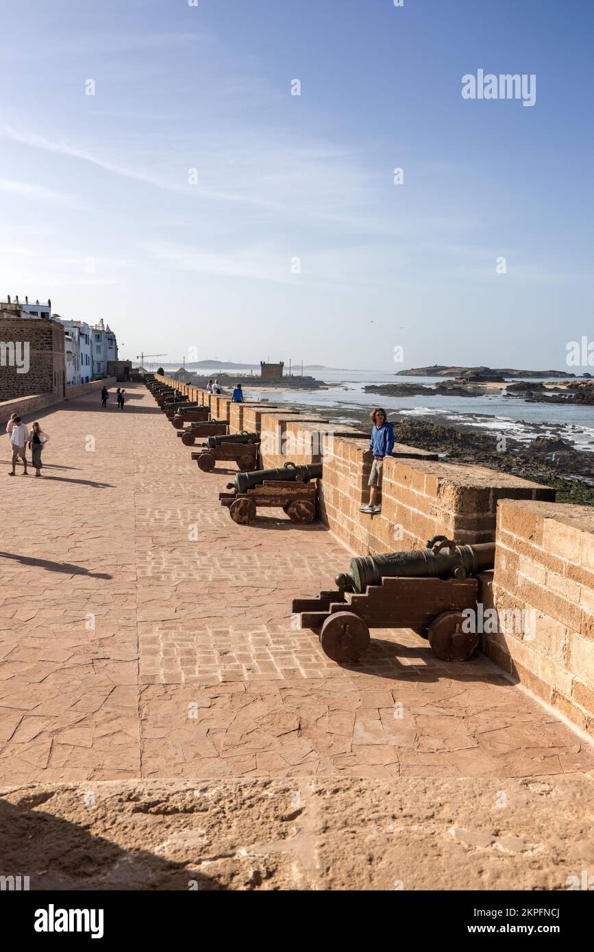 sea bastions and ramparts guard essaouira formally mogador on the ...