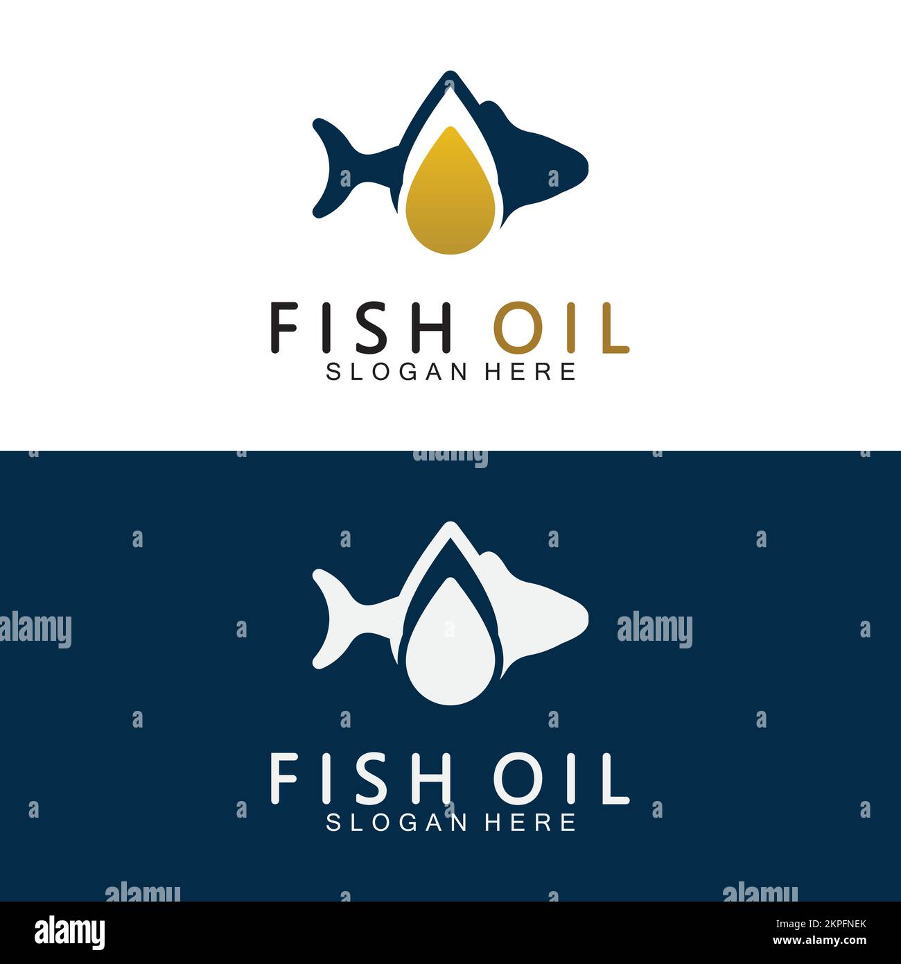 Fish oil logo vector illustration template Stock Vector Image & Art - Alamy