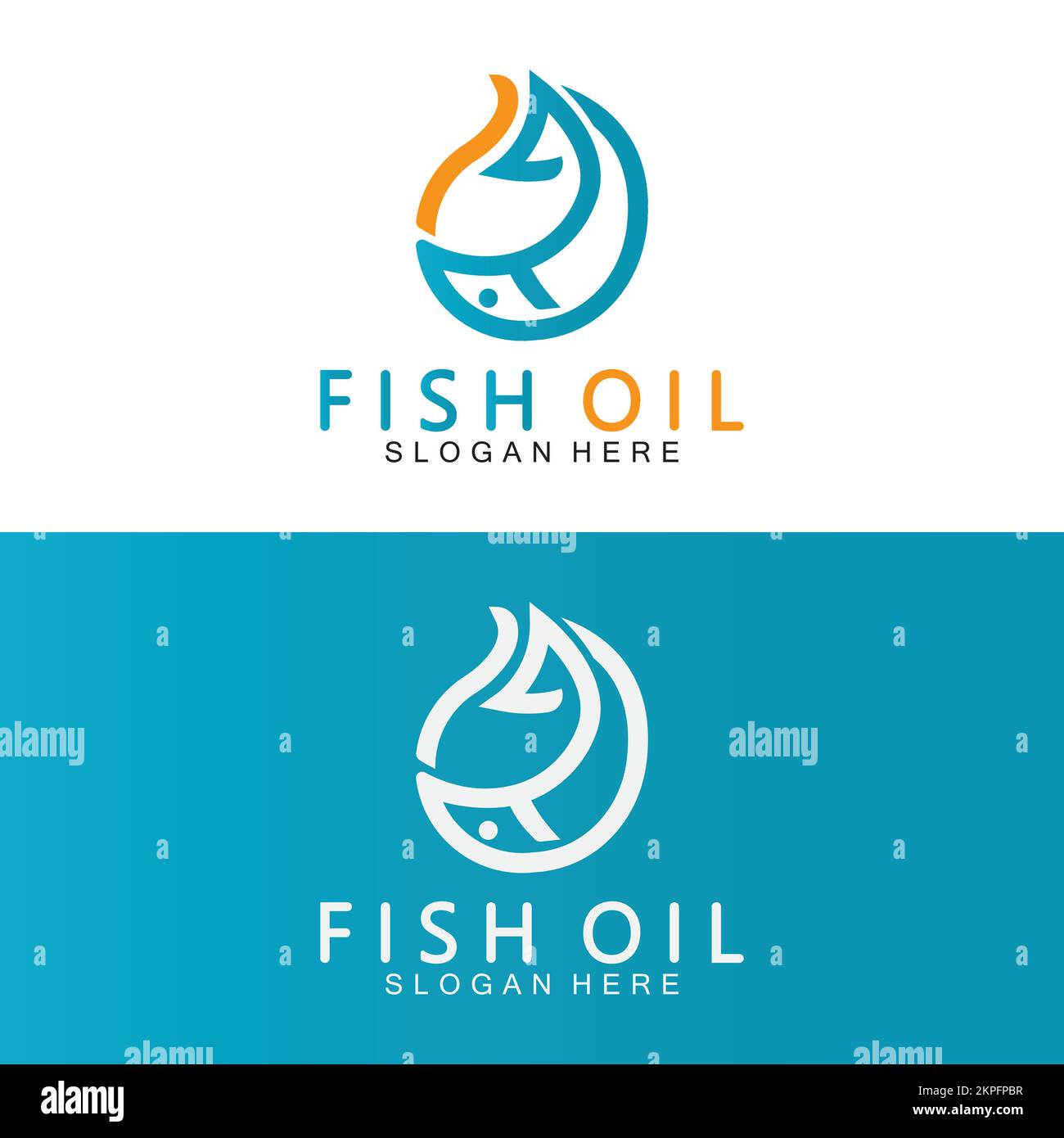 Fish oil logo vector illustration template Stock Vector Image & Art - Alamy
