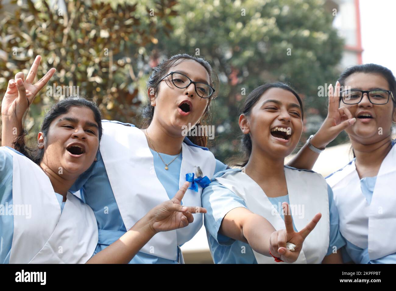 Dhaka, Bangladesh - November 28, 2022: Students of Viqarunnisa Noon ...
