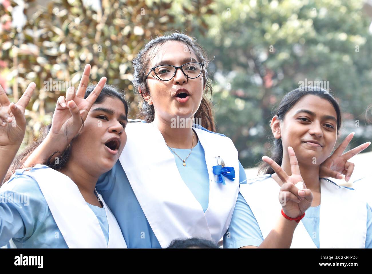 Dhaka, Bangladesh - November 28, 2022: Students of Viqarunnisa Noon ...