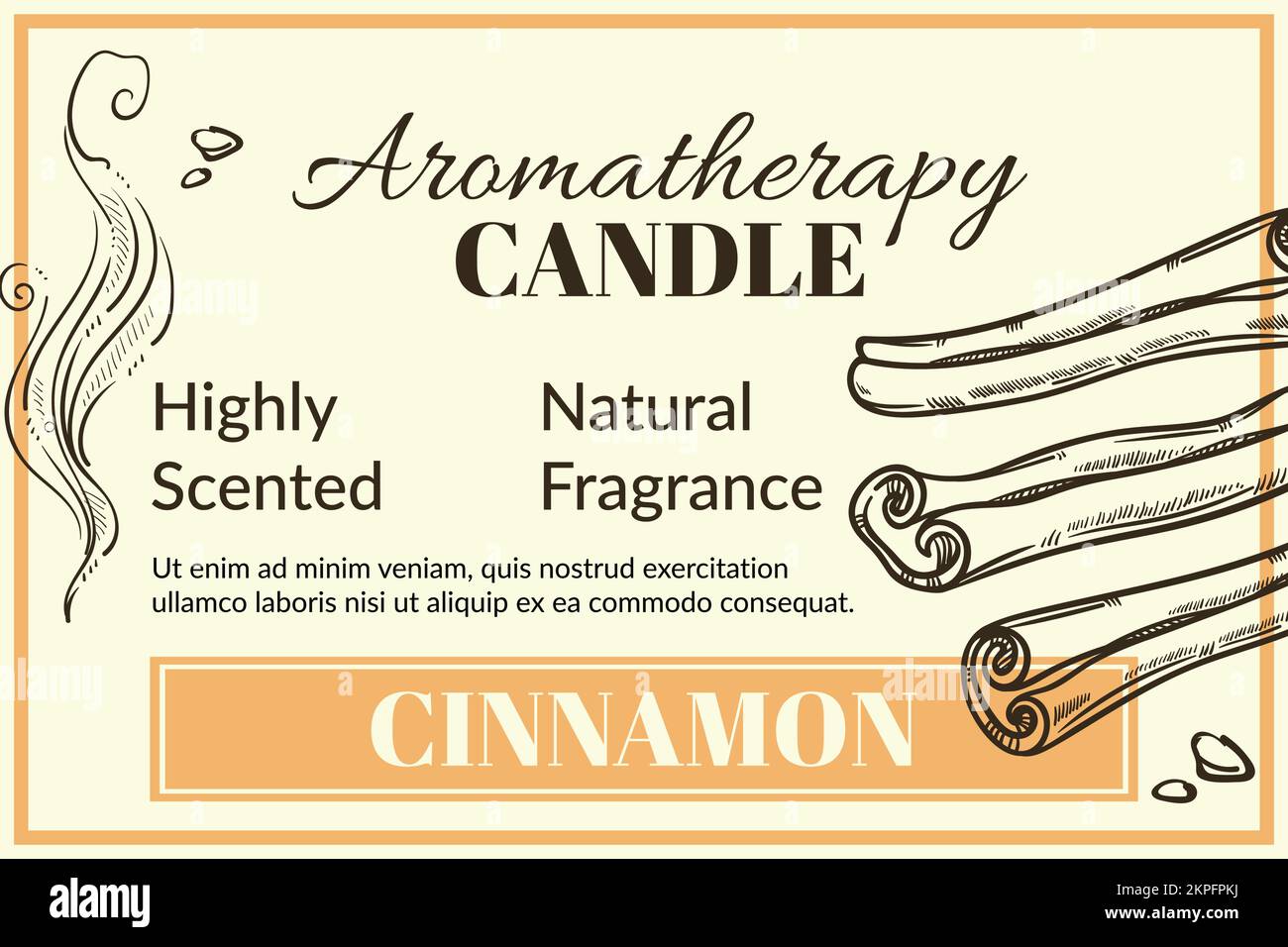 Fragrance candle glass jar Stock Vector Images - Alamy