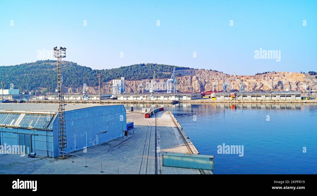 Port Adria, Bar, Montenegro, Balkan Peninsula, Europe Stock Photo - Alamy