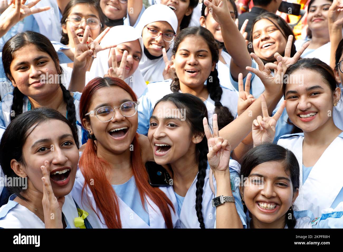 Dhaka, Bangladesh - November 28, 2022: Students of Viqarunnisa Noon ...
