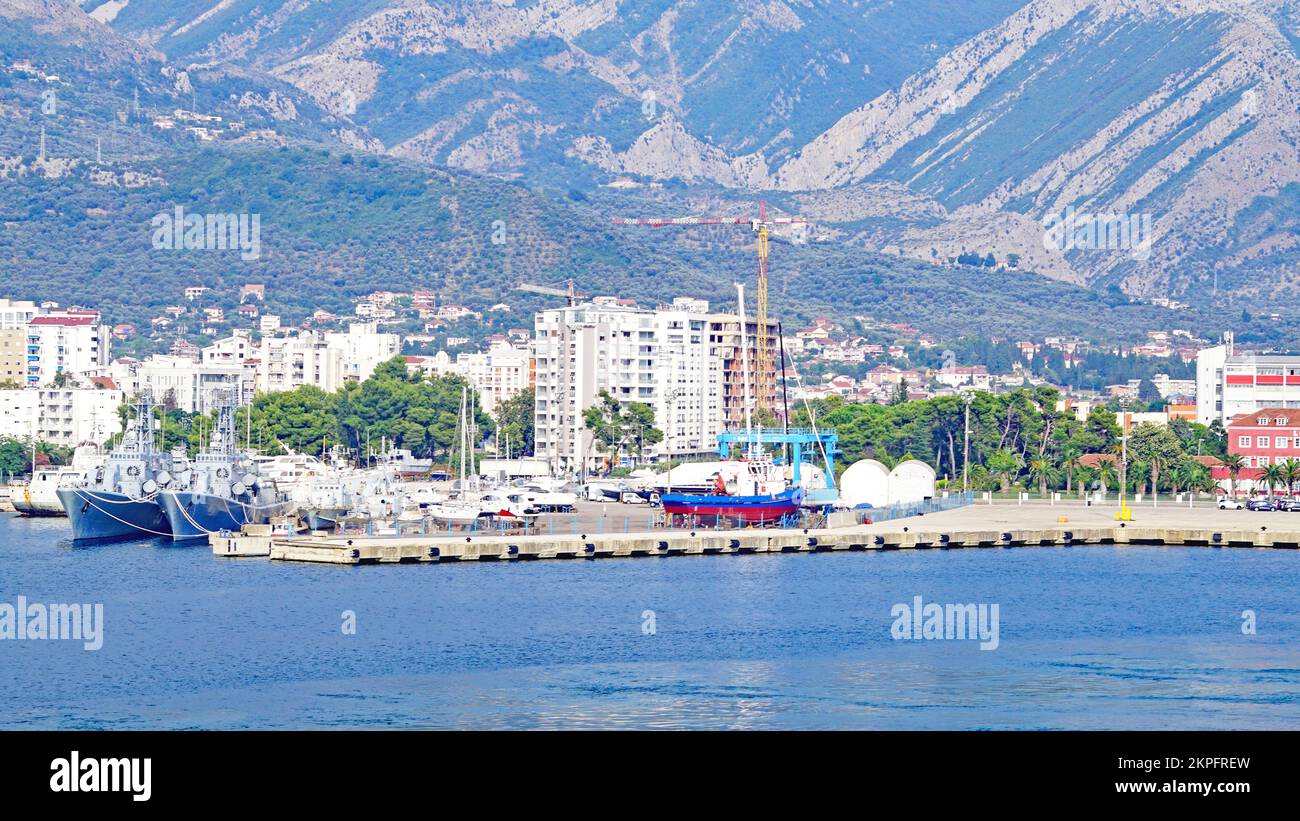 Port Adria, Bar, Montenegro, Balkan Peninsula, Europe Stock Photo - Alamy