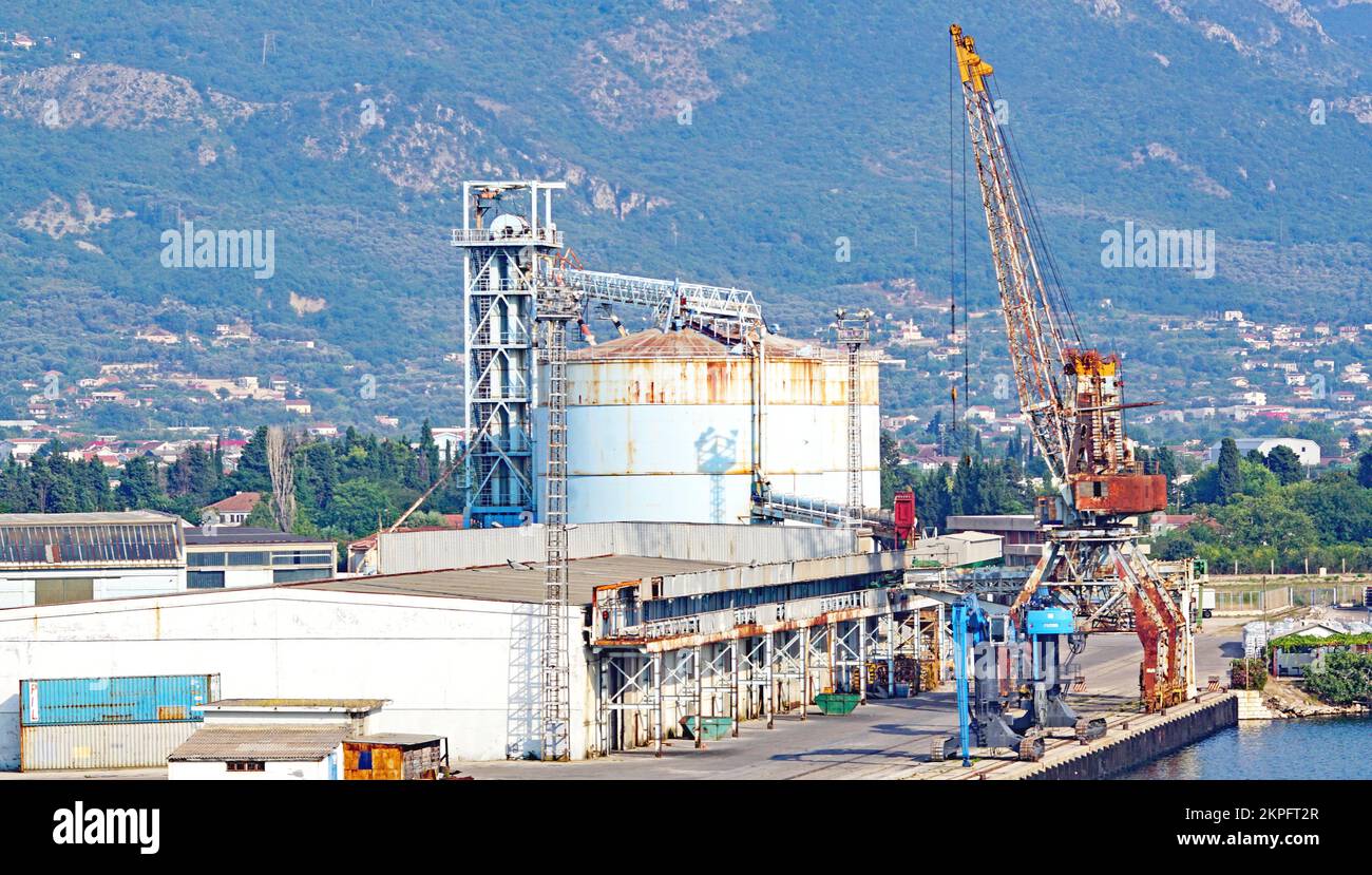 Port Adria, Bar, Montenegro, Balkan Peninsula, Europe Stock Photo - Alamy