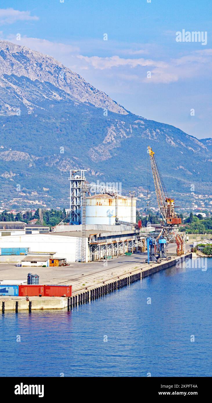 Port Adria, Bar, Montenegro, Balkan Peninsula, Europe Stock Photo - Alamy