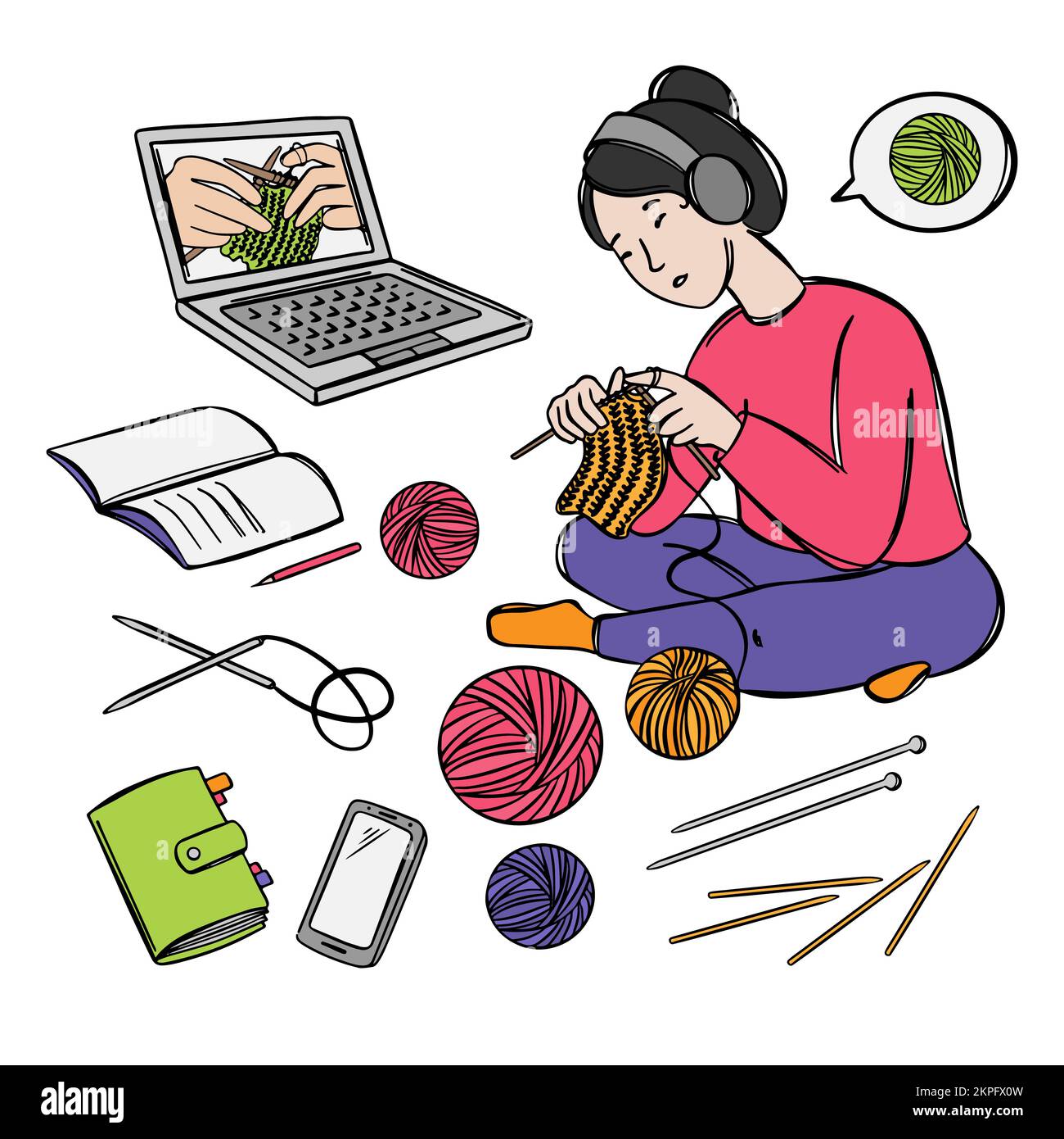 Student classes online Stock Vector Images - Alamy