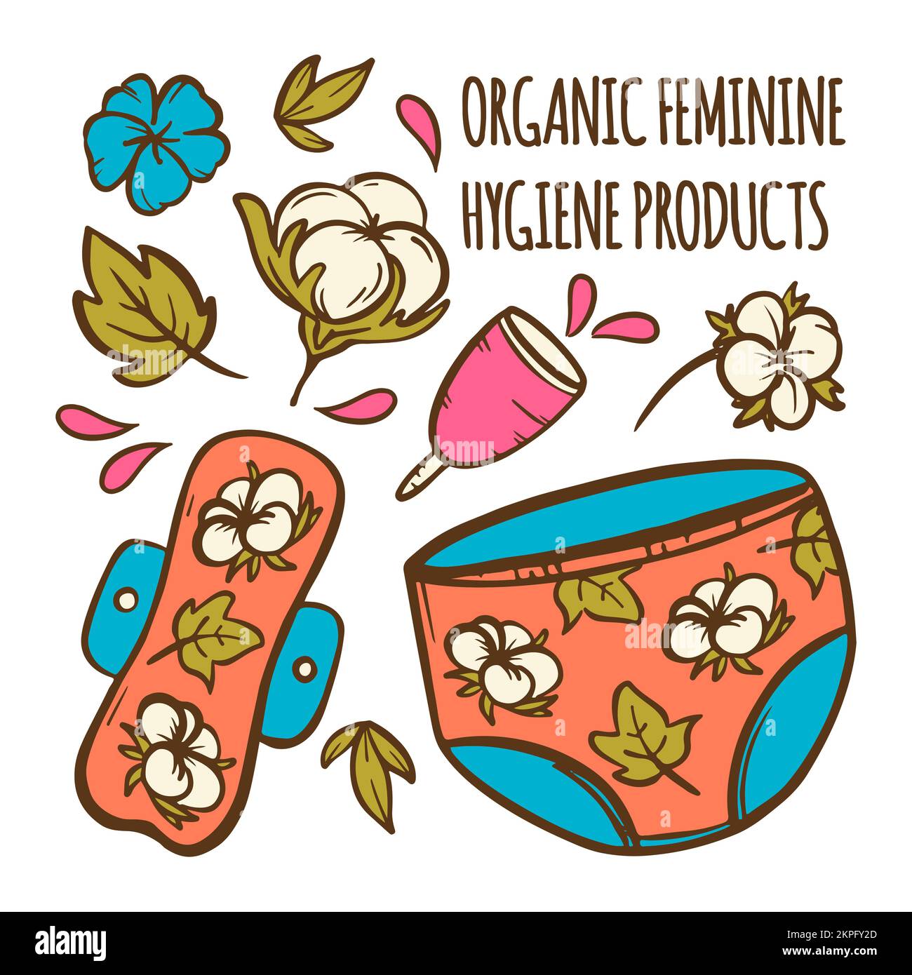 ORGANIC FEMININE Gynecological Healthcare Zero Waste Women Hygiene ...