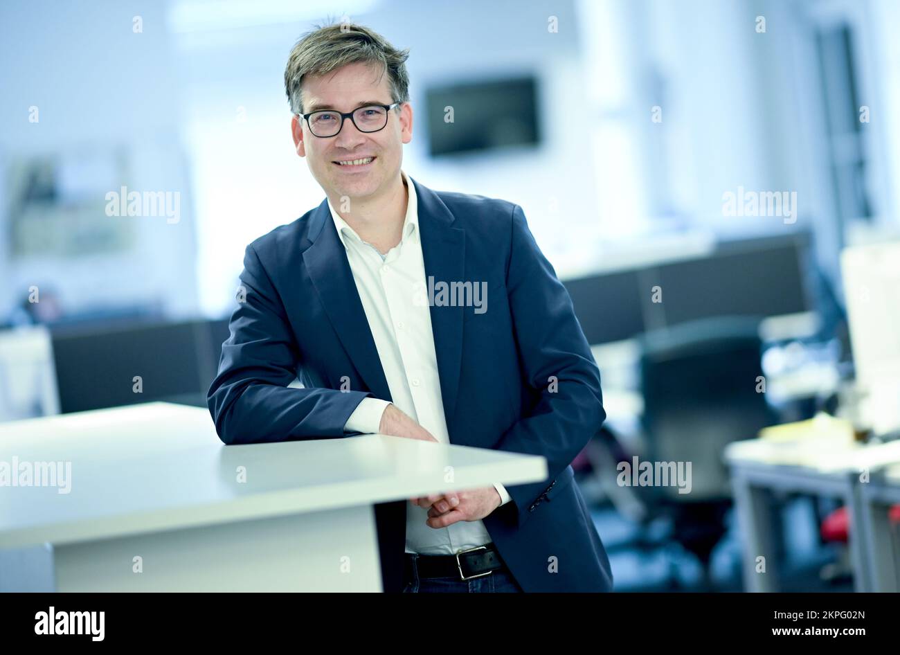21 November 2022, Berlin: Christian Tretbar, editor-in-chief of the ...