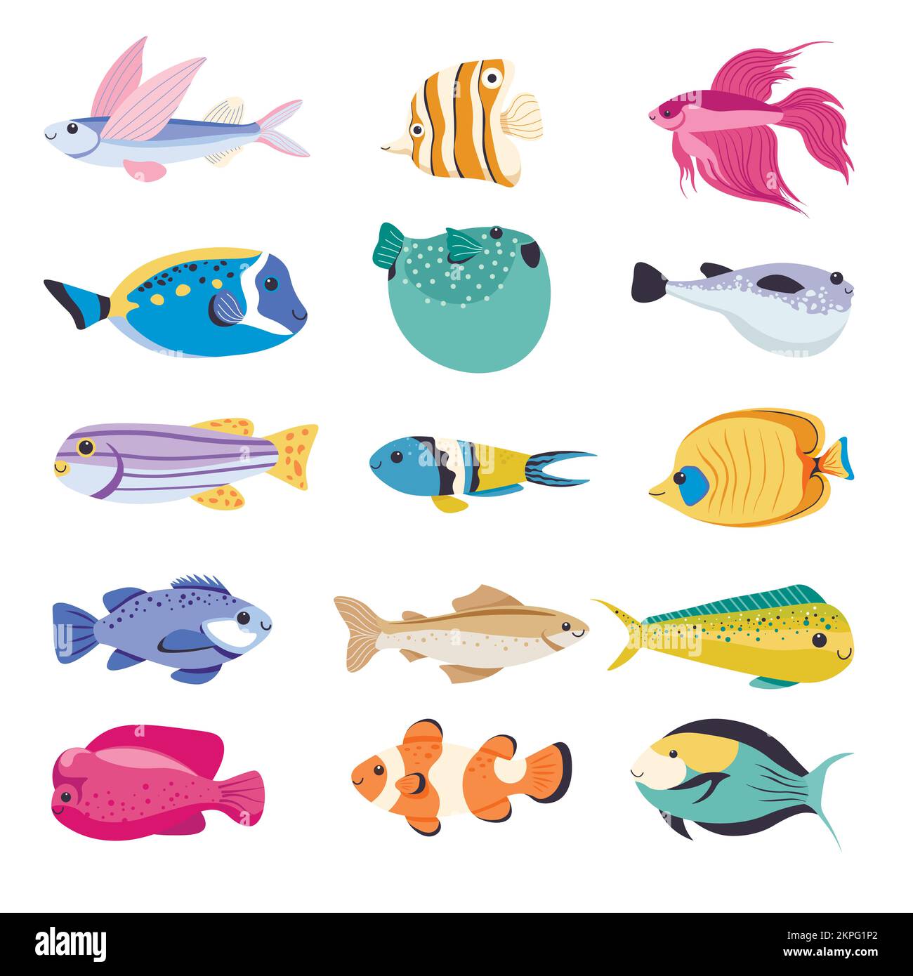 Caribbean fish species Cut Out Stock Images & Pictures - Alamy