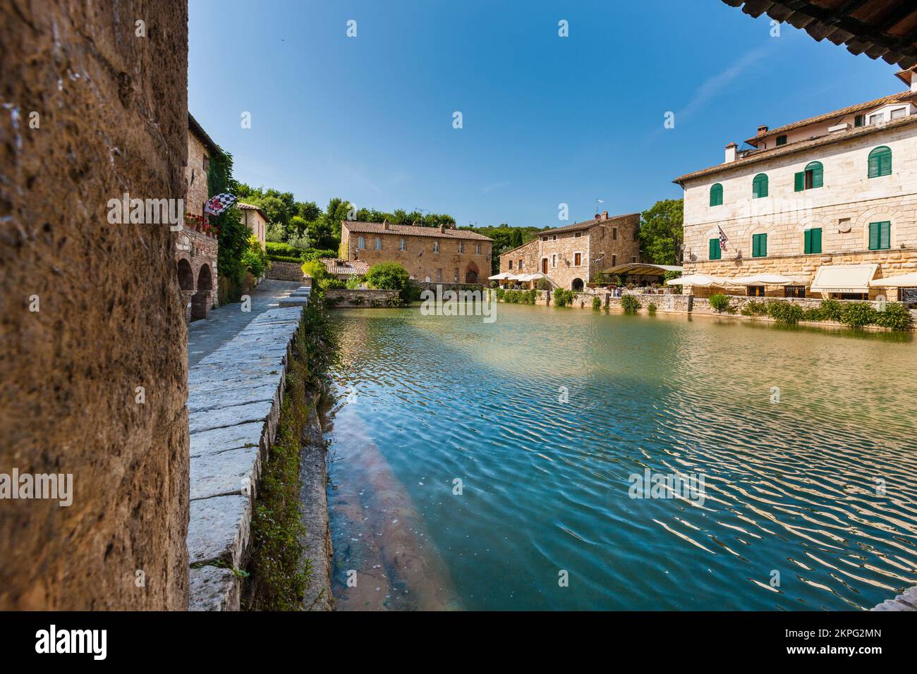 Tuscany / Bagno Vignoni Stock Photo - Alamy
