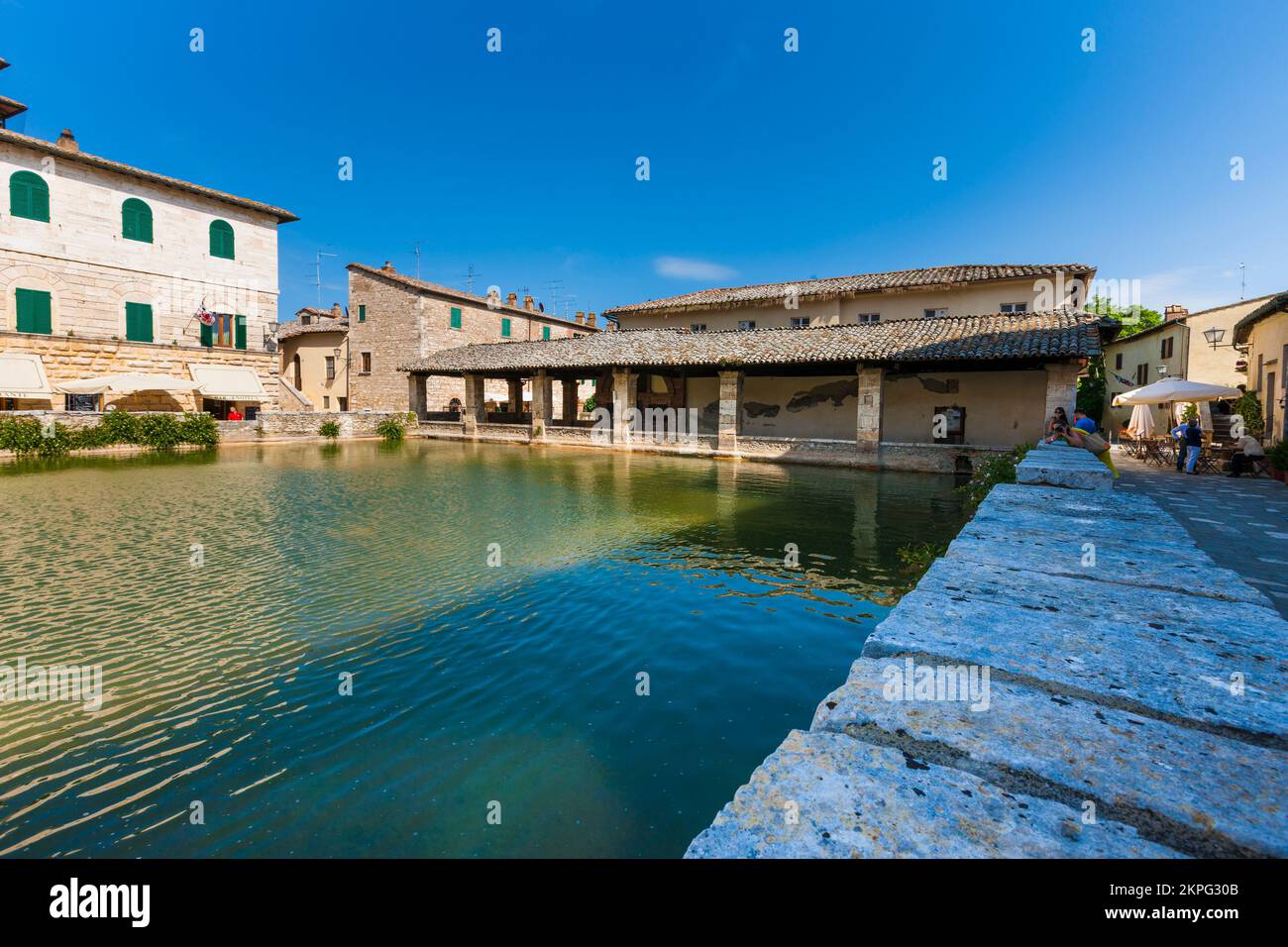 Tuscany / Bagno Vignoni Stock Photo - Alamy