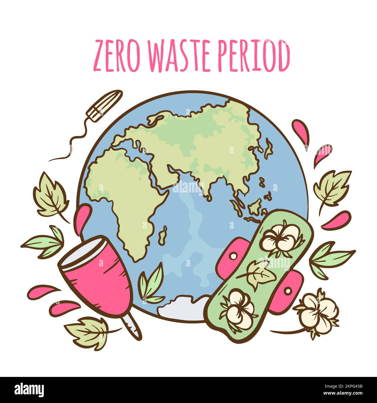 ZERO WASTE PERIOD Feminine Hygiene Menstrual Gynecological Healthcare ...