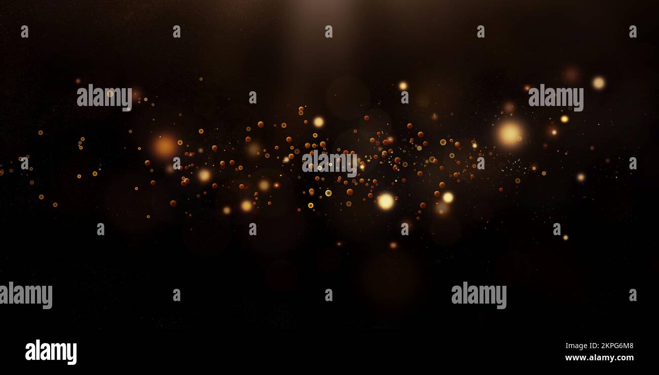 Bokeh lights, particles lights background Stock Photo - Alamy