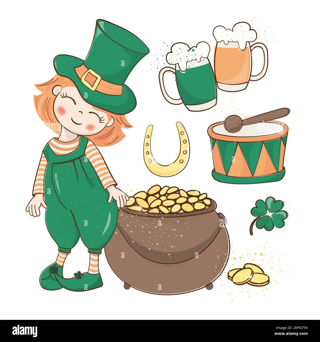 Golden drum Stock Vector Images - Alamy