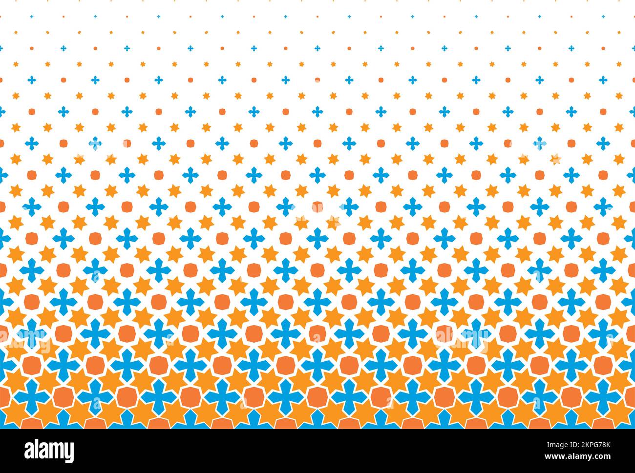 Geometric pattern of color figures on a white background.Arabic ...