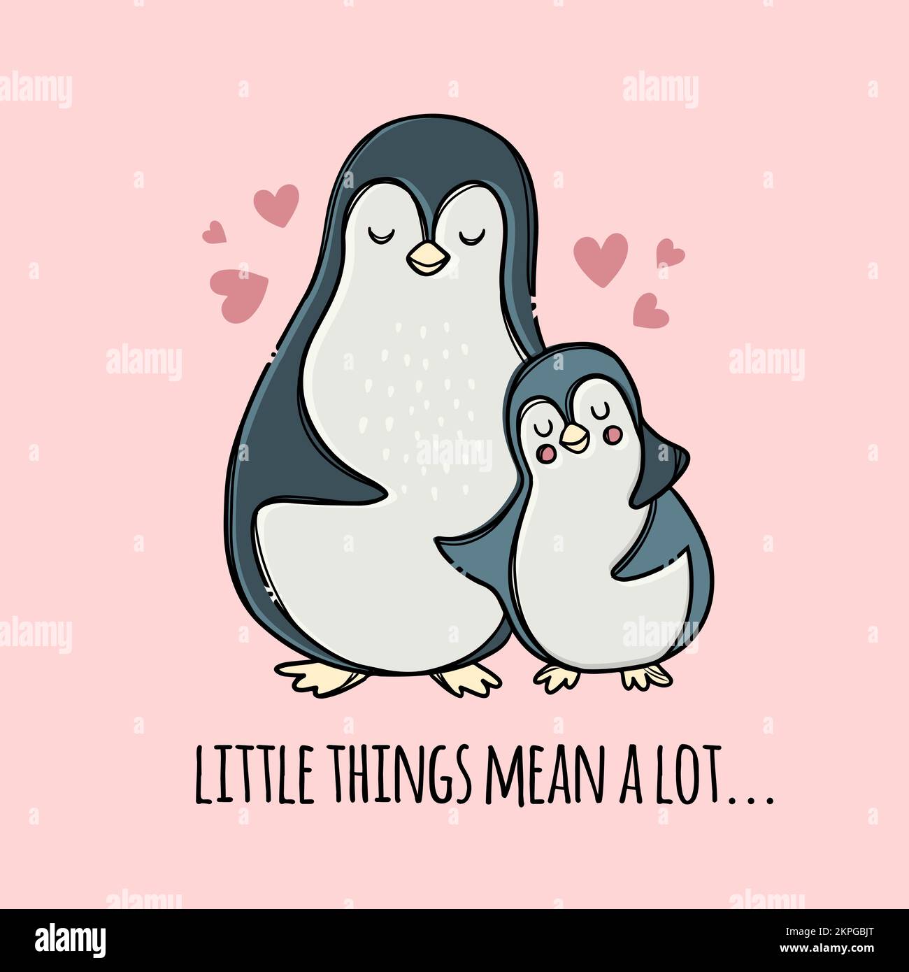 Pink Penguin Clip Art