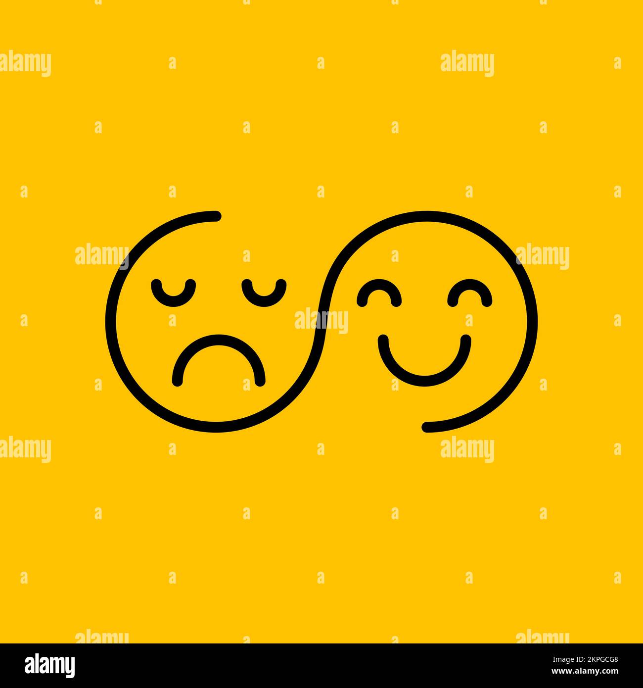 Happy Sad Logo