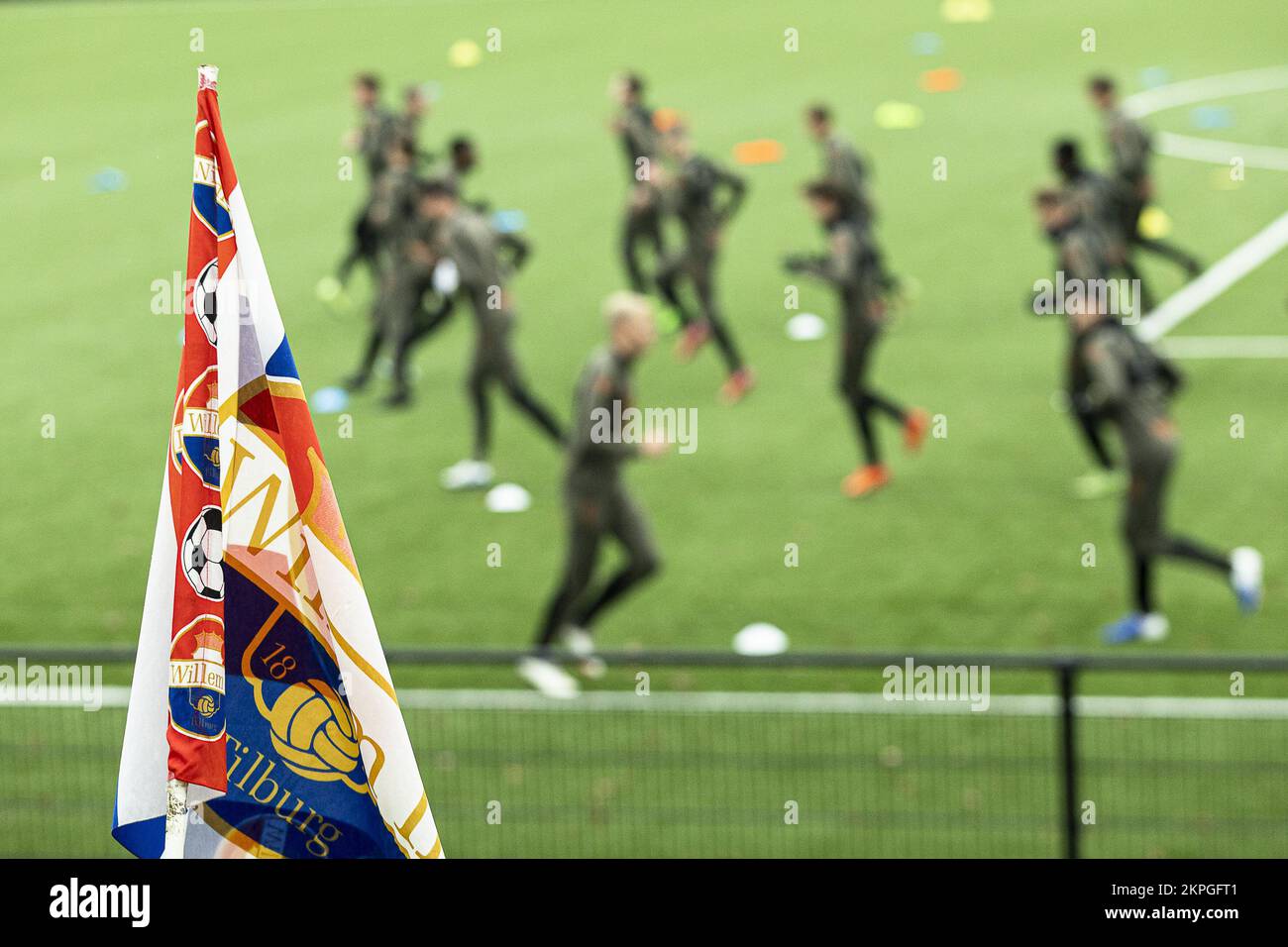 BRUNSSUM - 28-11-2022, BSV Limburgia. Dutch football, season 2022-2023. Willem II in Brunssum ...