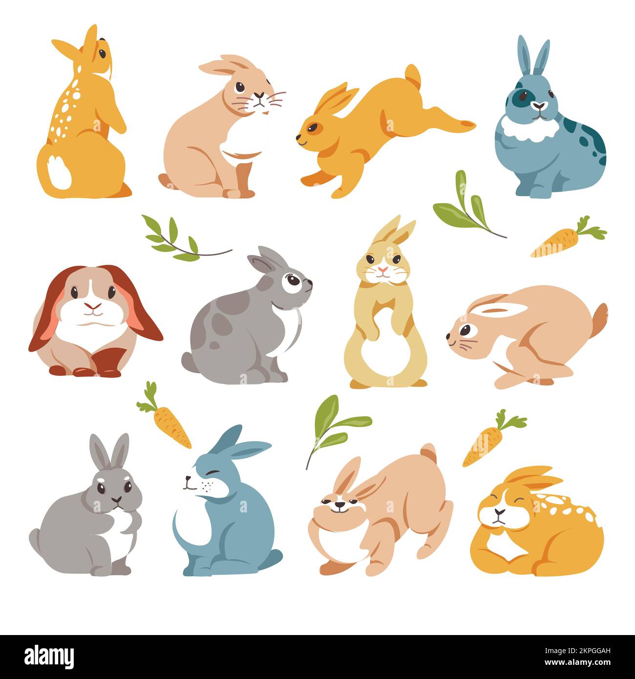 Sitting hares Stock Vector Images - Alamy