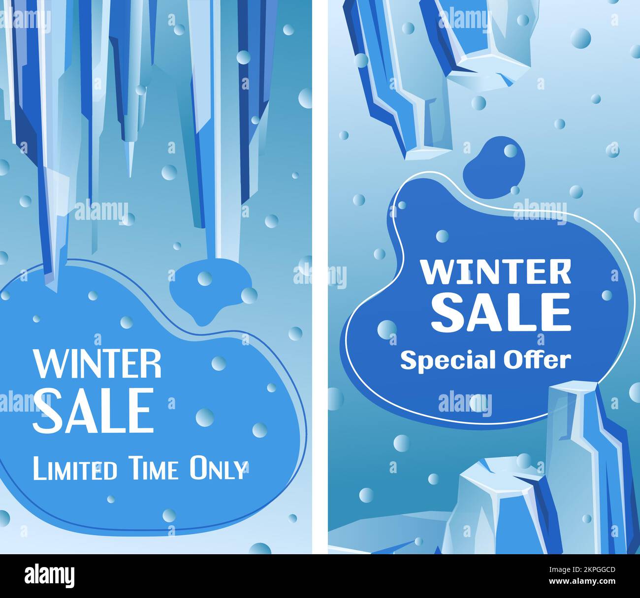 Winter time season illustration Stock Vector Images - Alamy