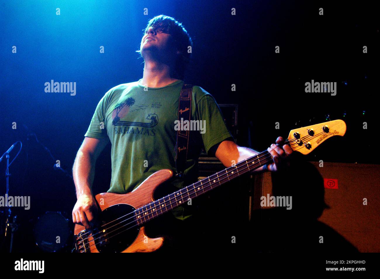 ATHLETE BAND, CONCERT, 2005: Carey Willets, bassist with ATHLETE ...