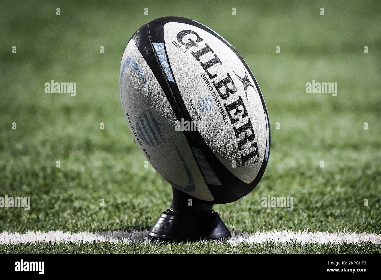 Illustration of the official ball during the French championship Top 14 ...
