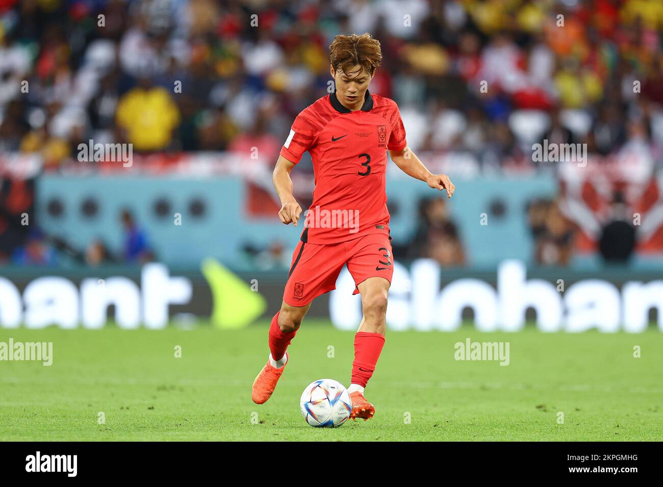 Jinsu Kim during the FIFA World Cup Qatar 2022 Group H match between ...