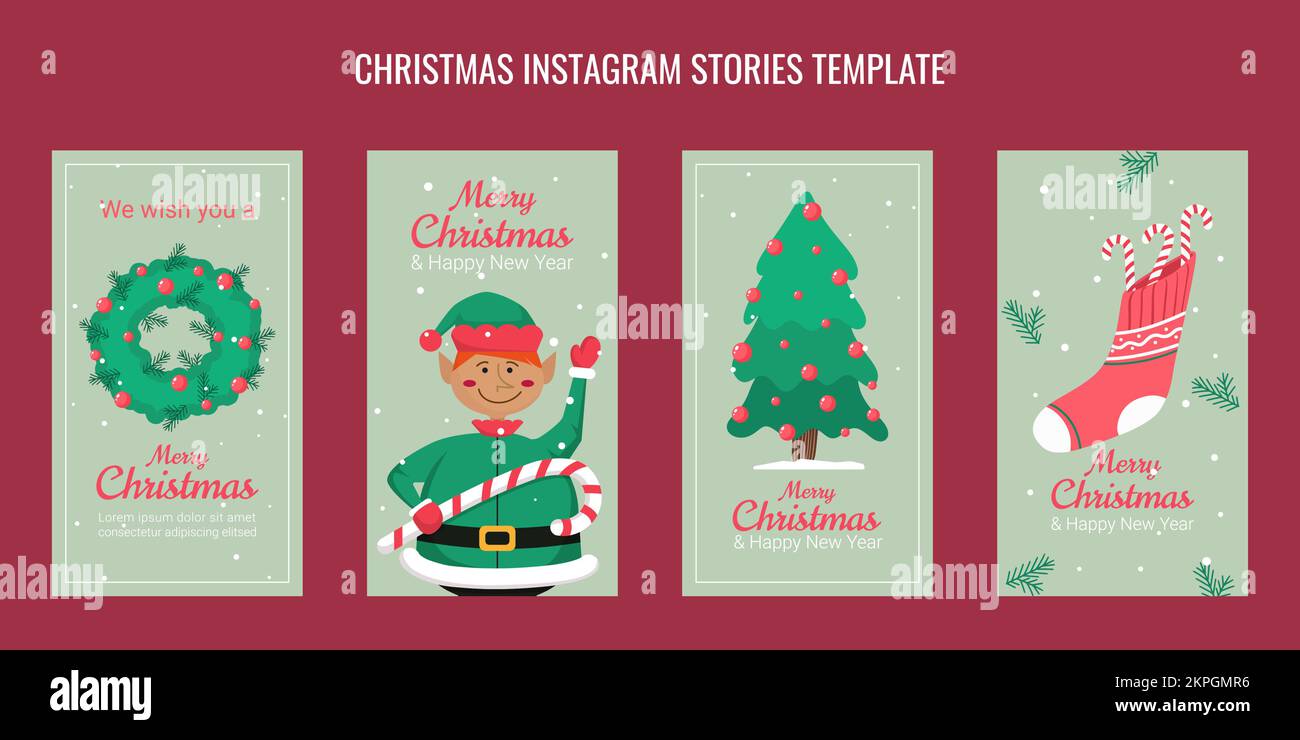 Christmas templates Stock Vector Images - Alamy
