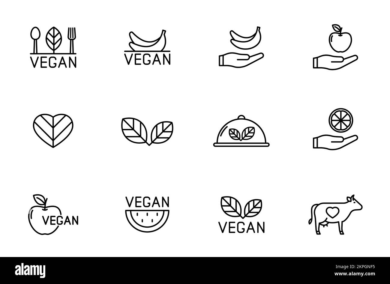 vegan line vector icons isolated on white Stock Vector Image & Art - Alamy vegan line vector icons isolated on white Stock Vector Image & Art - Alamy