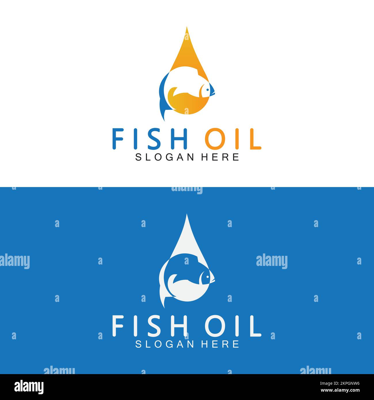 Fish oil logo vector illustration template Stock Vector Image & Art - Alamy