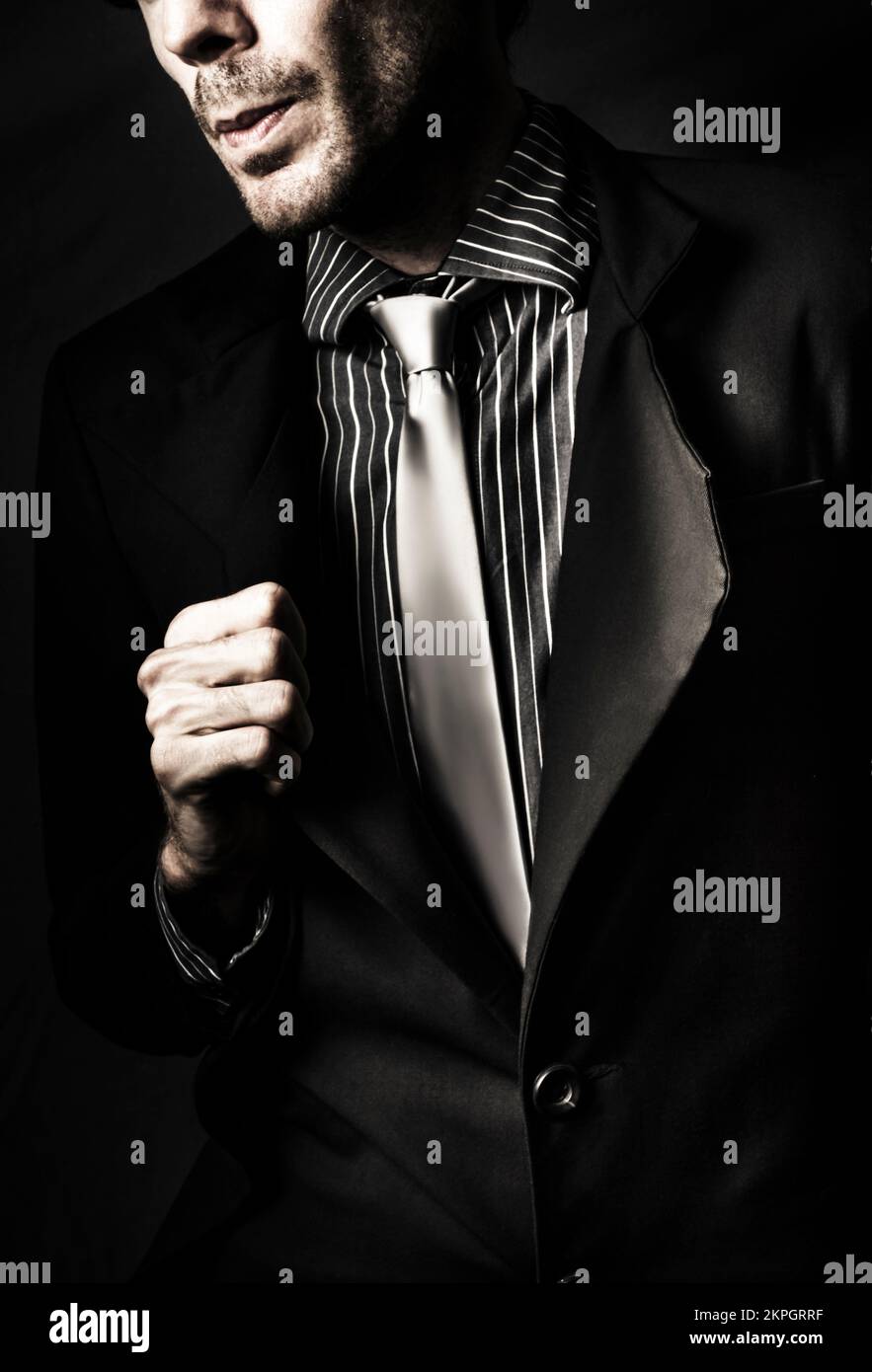 Man formal wear spy hi-res stock photography and images - Alamy