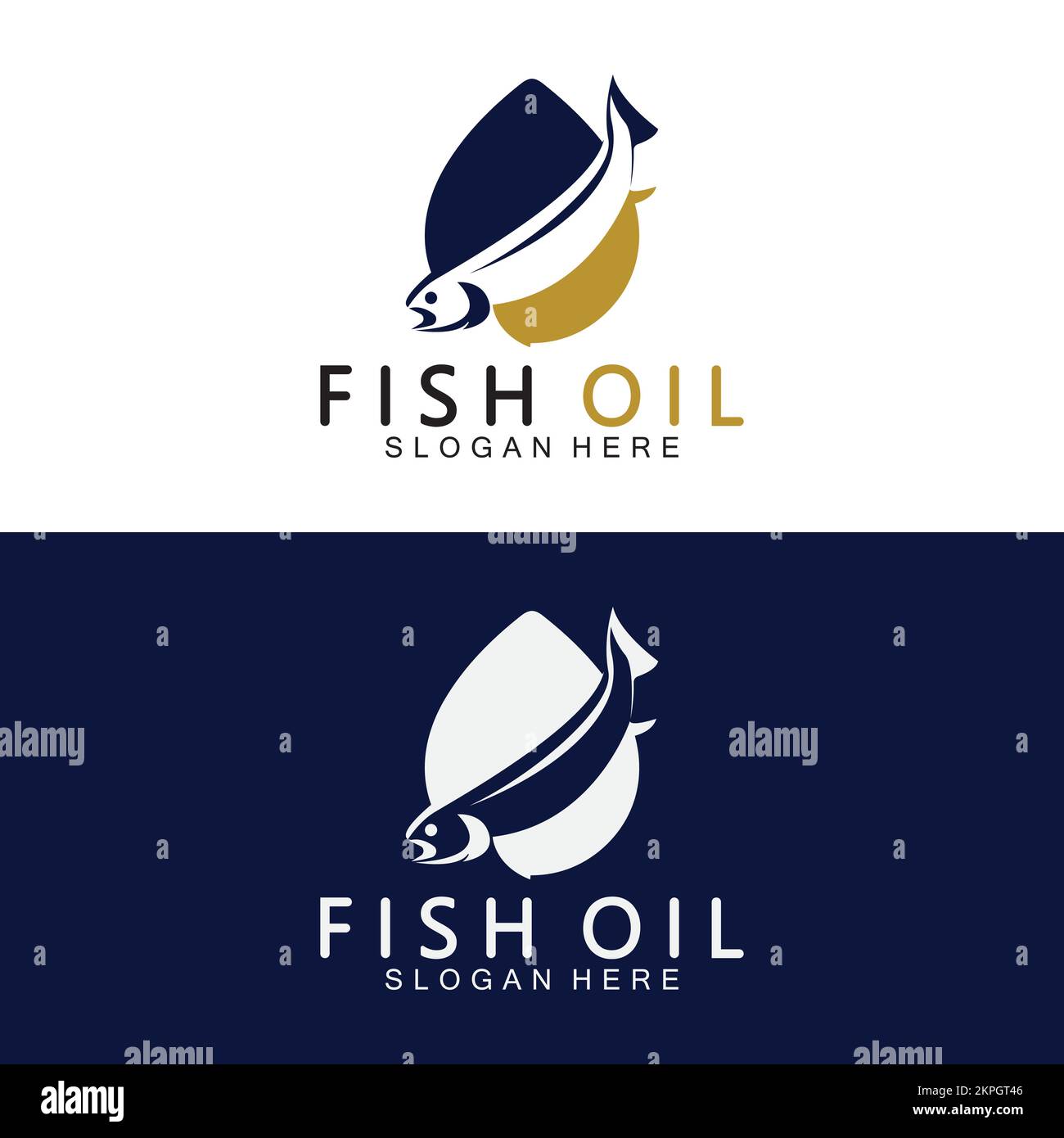 Fish oil logo vector illustration template Stock Vector Image & Art - Alamy