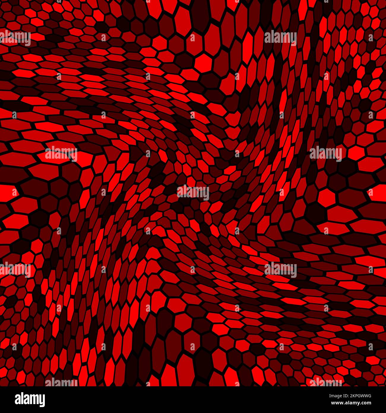 Monochrome seamless honey pattern with halftone hex cells in linear ...