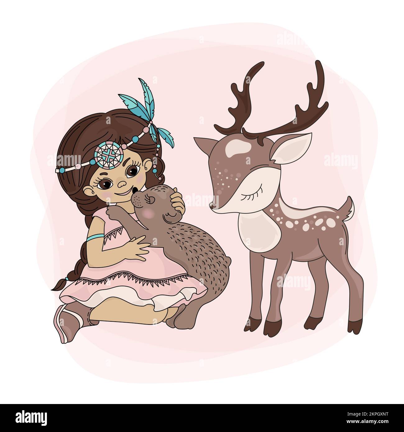 Native american art children hi-res stock photography and images - Alamy