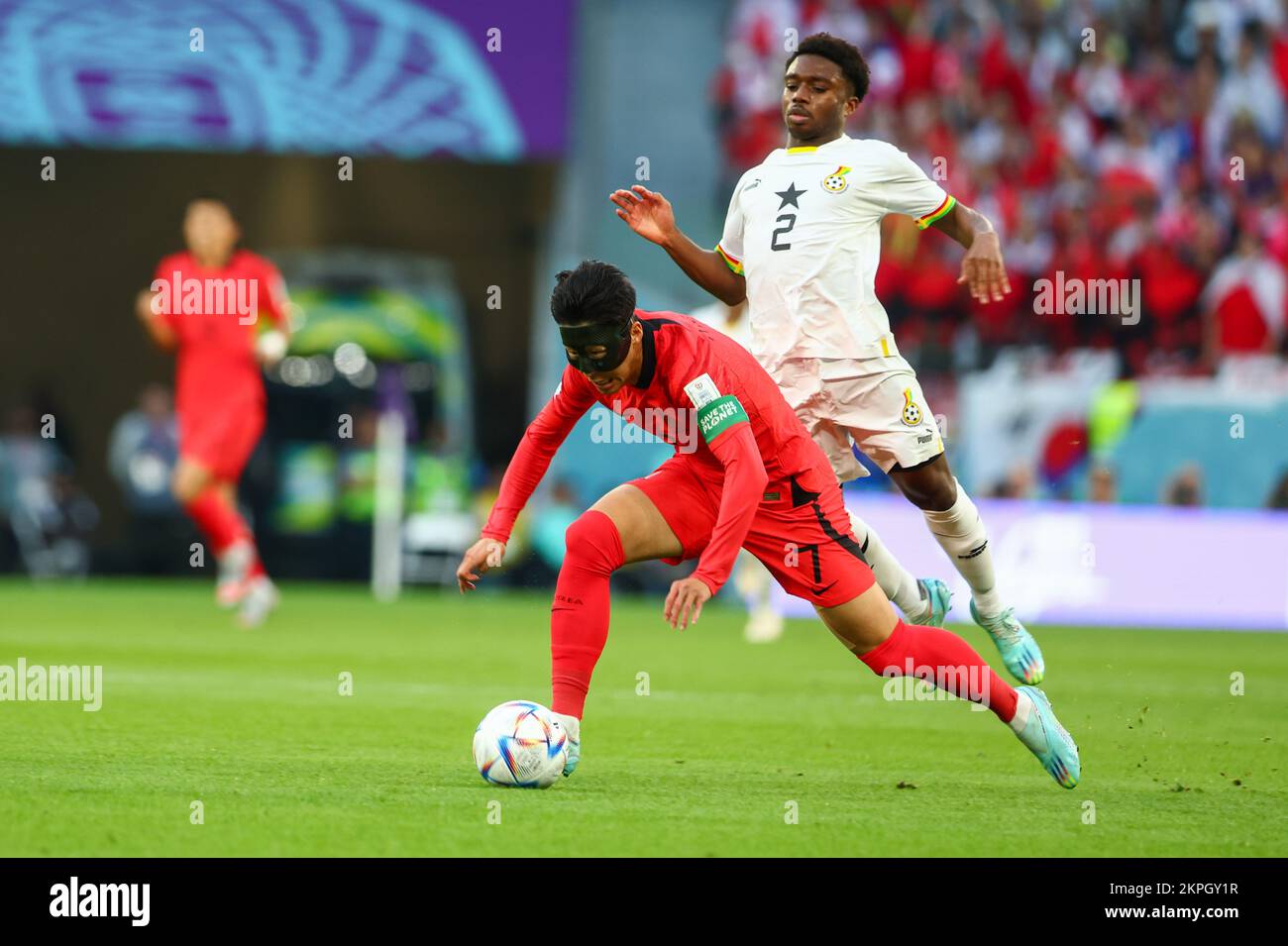 Doha, football, FIFA World Cup 2022, Korea Republic v, Ghana. 28th Nov ...