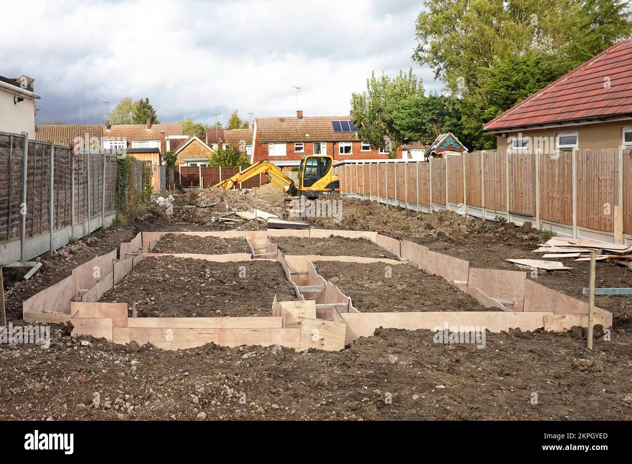 Concrete house footings hi-res stock photography and images - Alamy