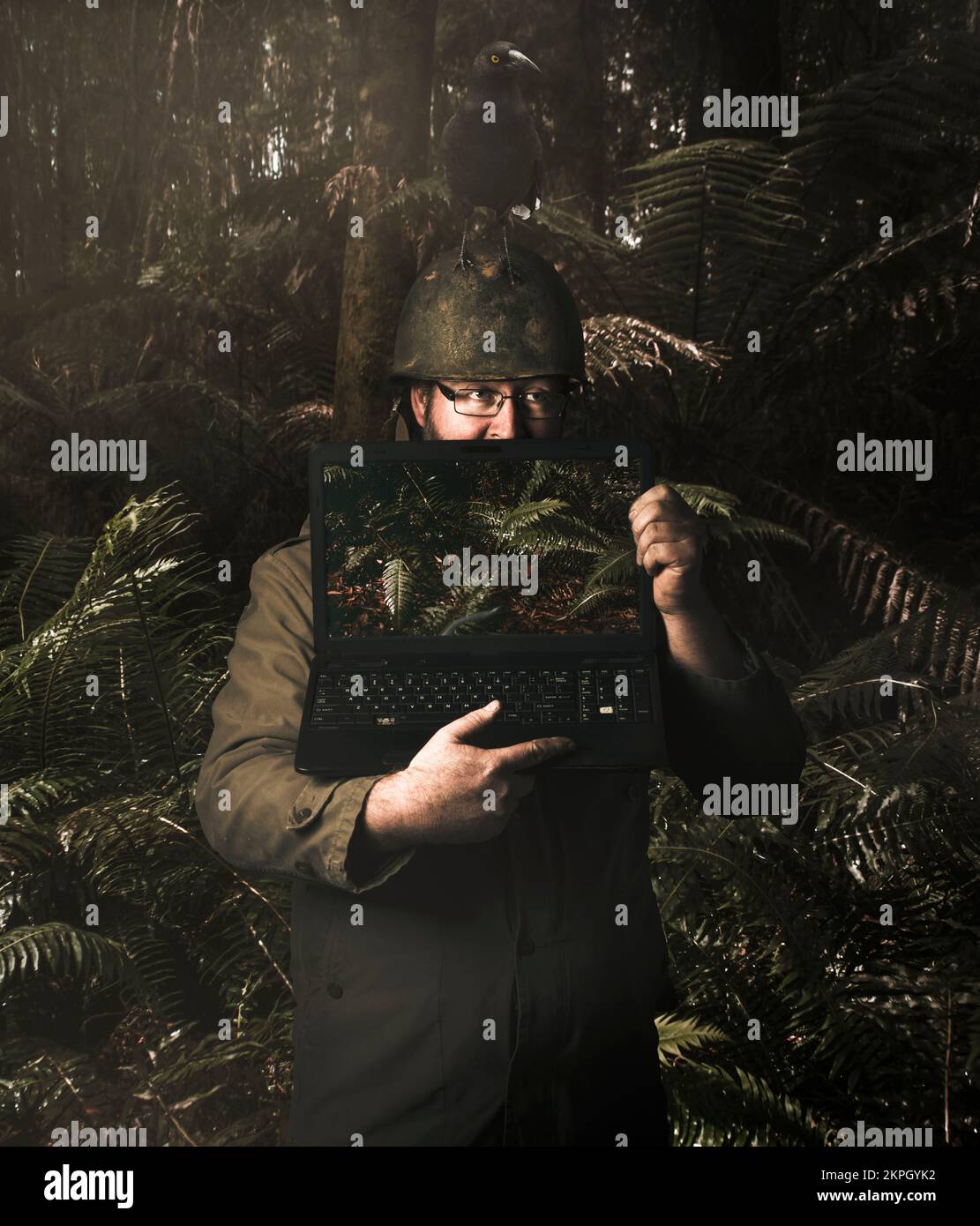 Digital camouflage in jungle hi-res stock photography and images - Alamy