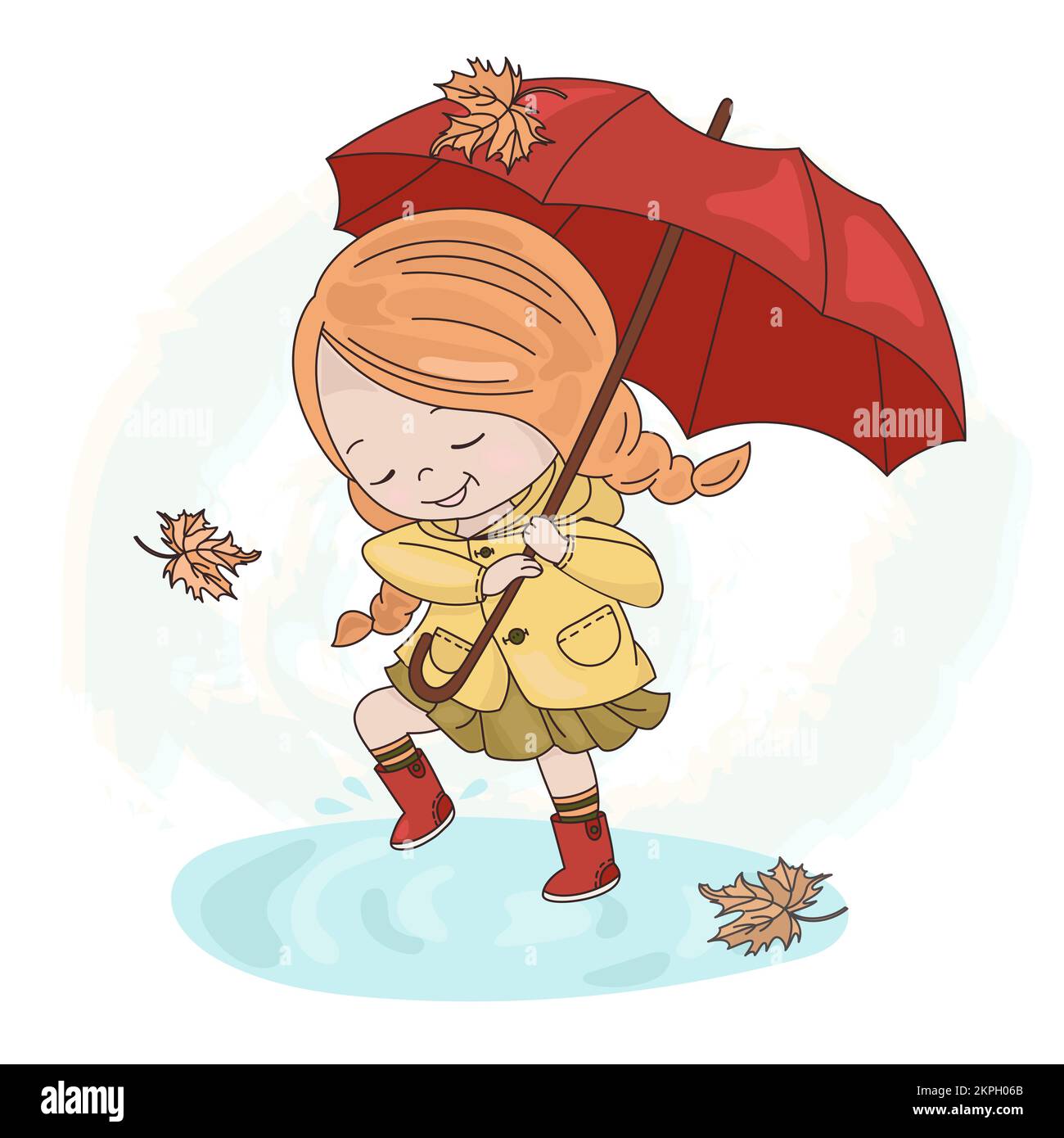 Red Umbrella Clip Art