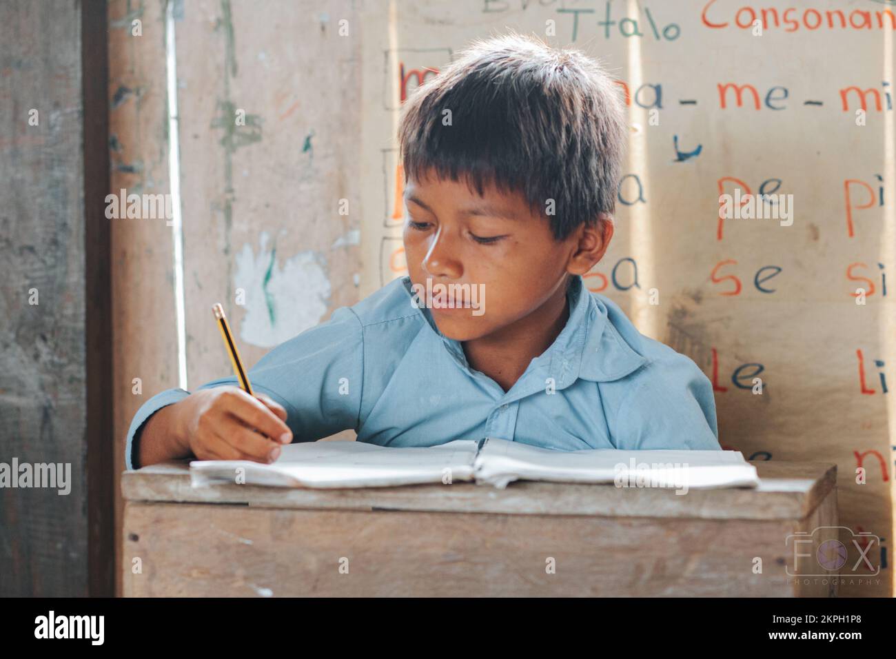 Indigenous Children in School Stock Photo - Alamy