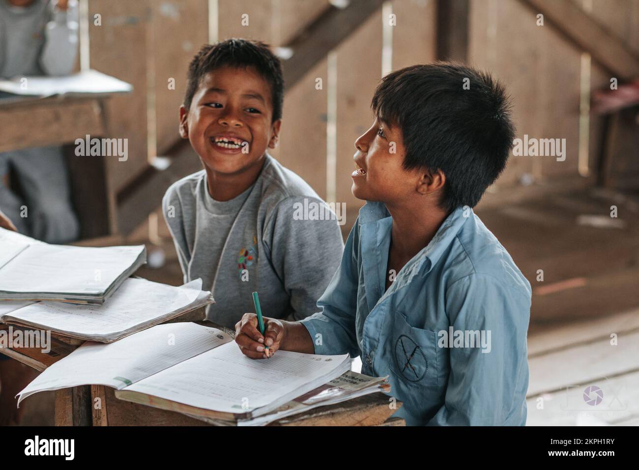 Indigenous Children in School Stock Photo - Alamy
