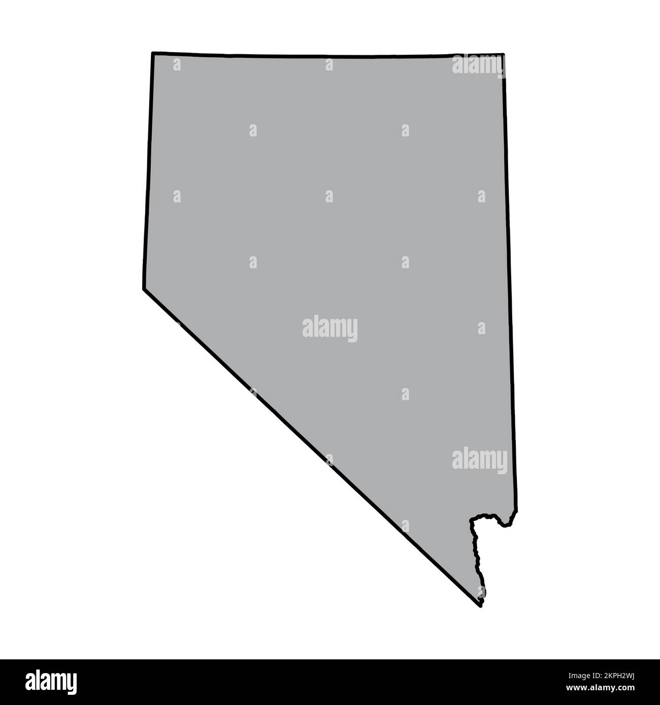 Nevada map shape, united states of america. Flat concept icon symbol ...