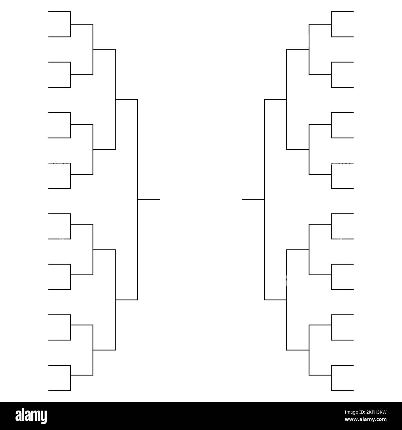 Bracket chart Black and White Stock Photos & Images - Alamy
