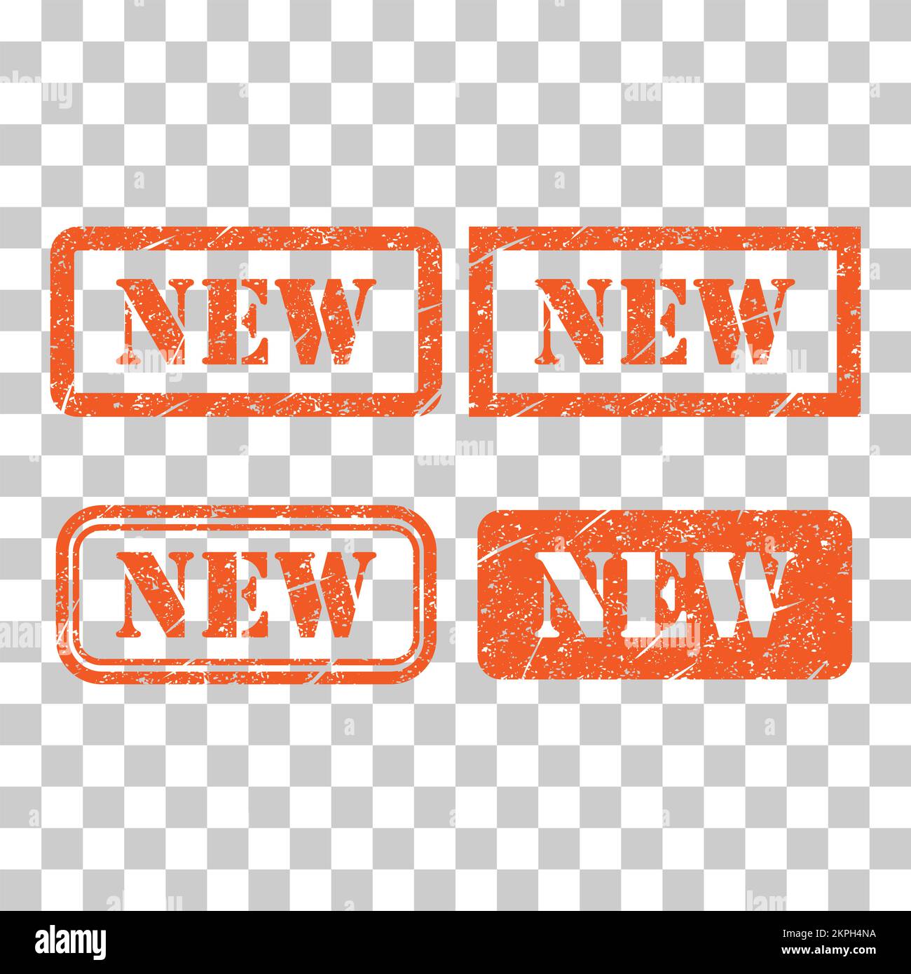 Set of New stamp symbol, label sticker sign button, text banner vector ...