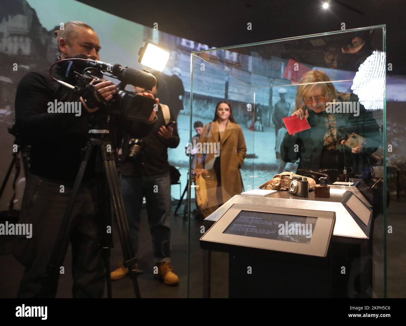 KYIV, UKRAINE - NOVEMBER 23, 2022 - The Leica camera that belonged to ...