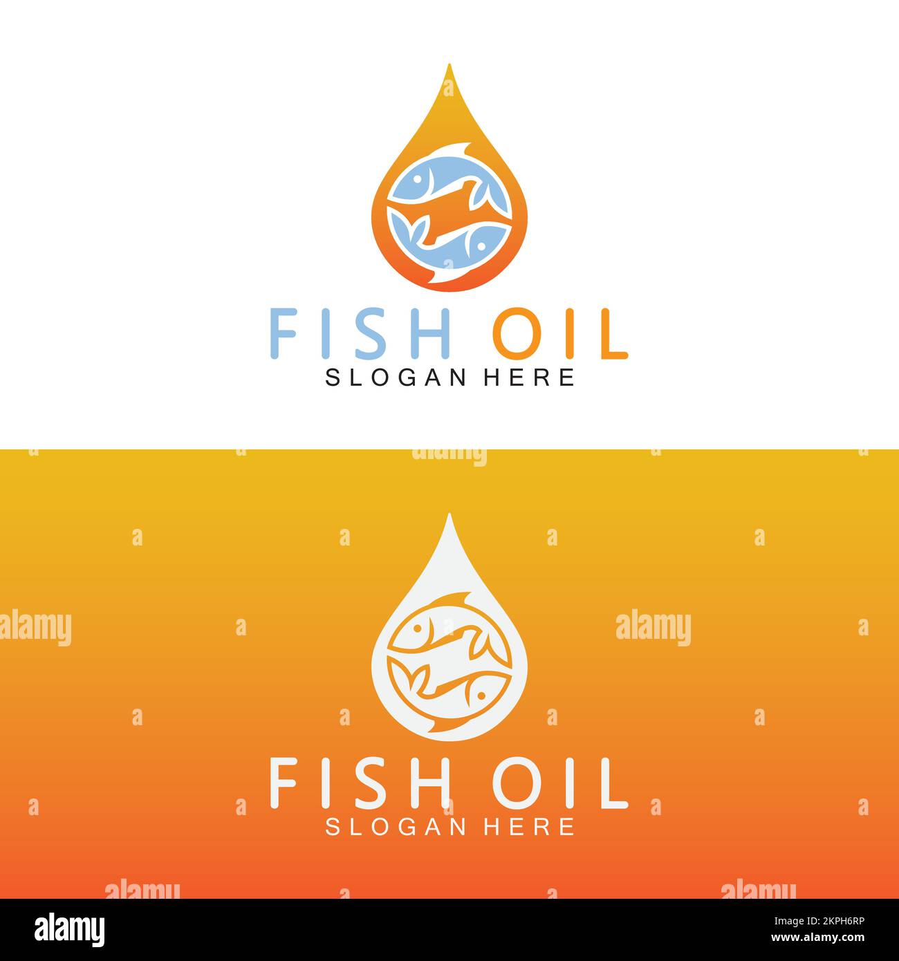 Fish oil logo vector illustration template Stock Vector Image & Art - Alamy