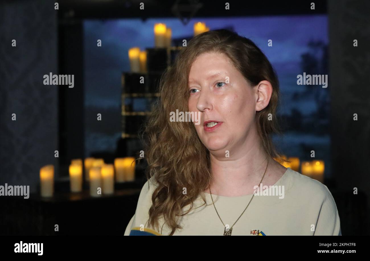 Non Exclusive: KYIV, UKRAINE - NOVEMBER 23, 2022 - Alexander Wienerberger's great-granddaughter ...