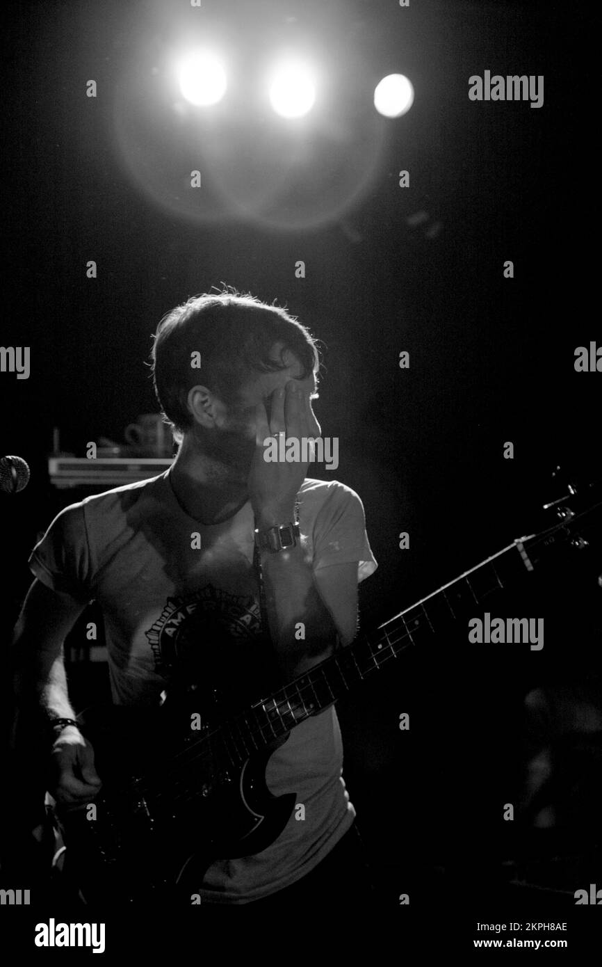 Jared Swilley, singer and bassist with alternative rock band The Black ...